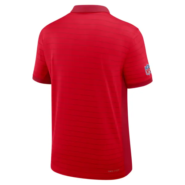 Nike Kansas City Chiefs Sideline Victory Stripe Dri-fit Nfl Polo - Red