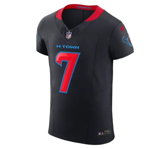 Nike C.j. Stroud Houston Texans Dri-fit Nfl Elite Jersey - Blue