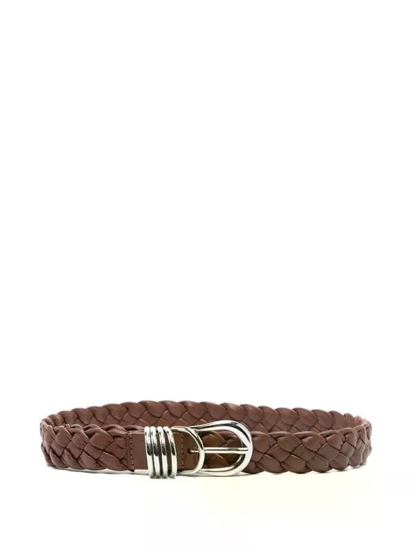 DEHANCHE Hollyhock Braided Belt - Mahogany