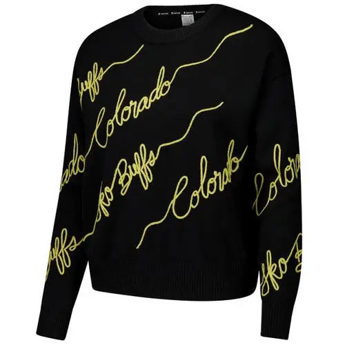 KADYLUXE Colorado Buffaloes Love Note Pullover Sweater