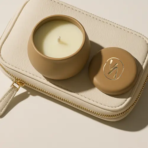 VILLA ABURI Mini Scented Travel Candle With Cotton Wick - No Color
