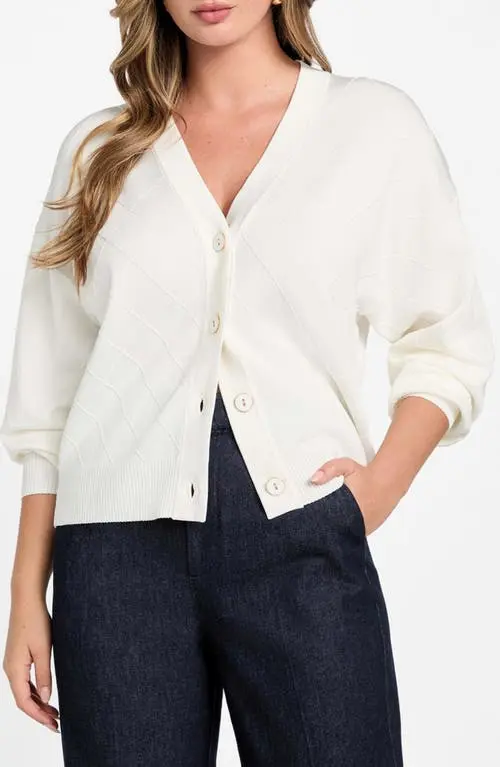 MARCIANO Textured Knit Cardigan