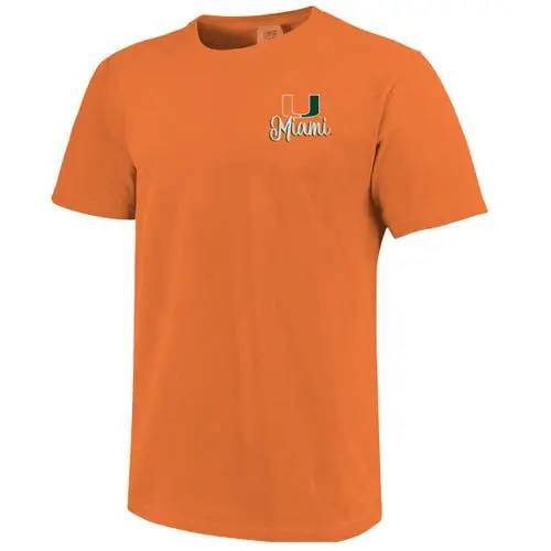 IMAGE ONE Miami Hurricanes Campus Scene T-shirt By