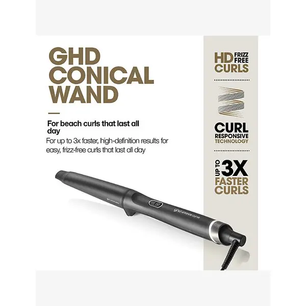 GHD Chronos Curve Conical Wand - One-color