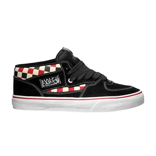 VANS Half Cab Multi Checker Sneakers - Black