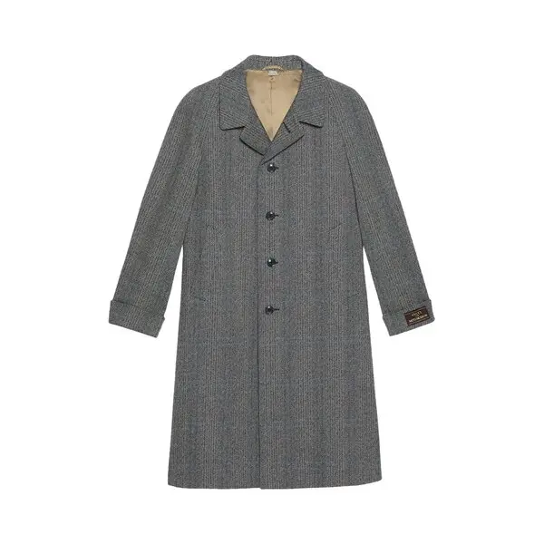 Gucci Houndstooth Overcoat