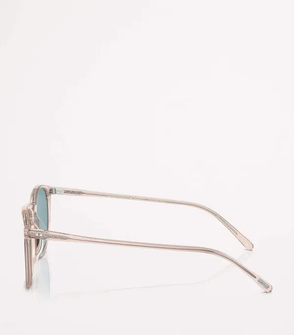 Oliver Spencer Finley 1993 Sun Round Sunglasses - Red