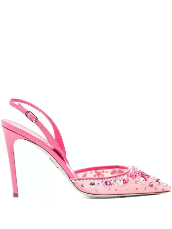 Rene Caovilla 105mm Cinderella Pumps