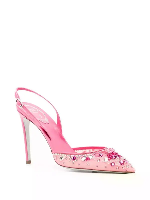 Rene Caovilla 105mm Cinderella Pumps