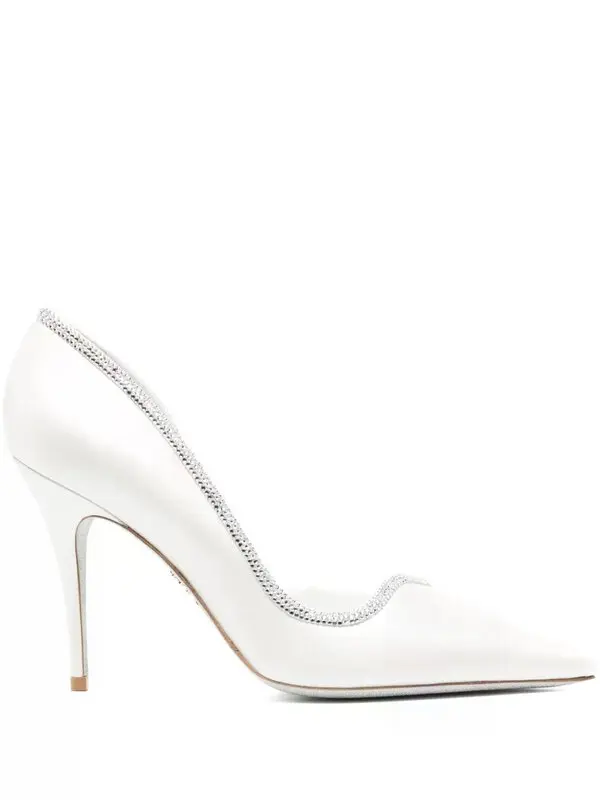 Rene Caovilla 105 Mm Onda Pumps - White