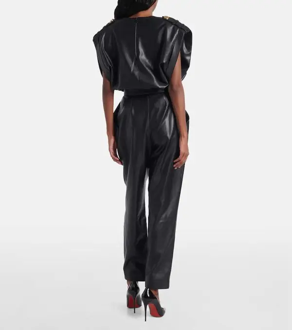 Balmain High-rise Tapered Trousers