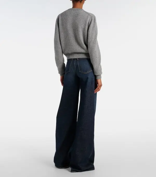 Khaite Everheart Cashmere Cardigan - Grey