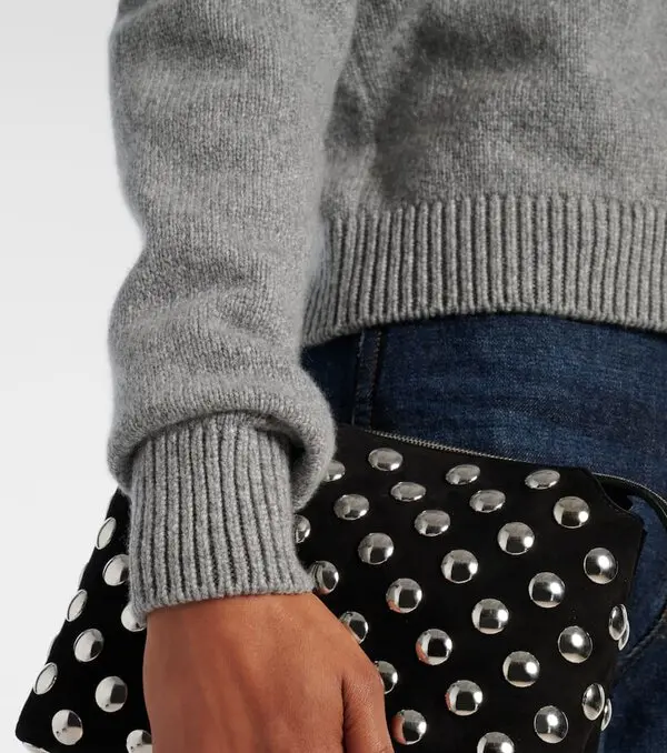 Khaite Everheart Cashmere Cardigan - Grey