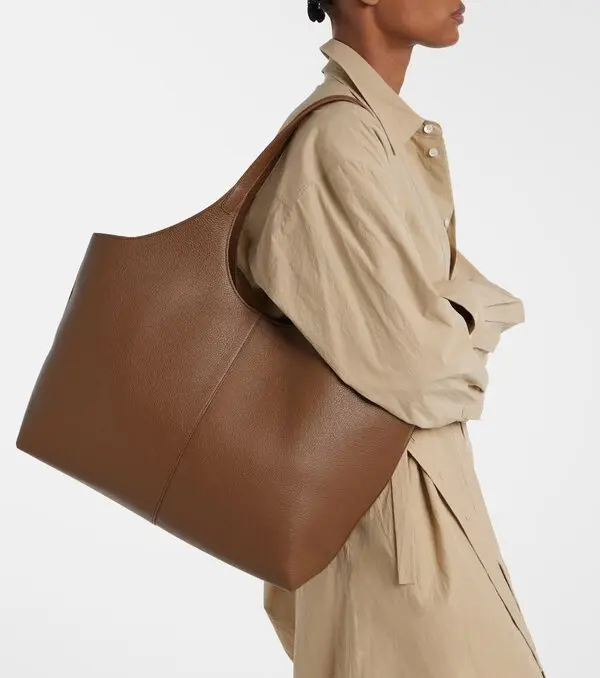 AESTHER EKME Cabas Supple Xl Leather Tote Bag