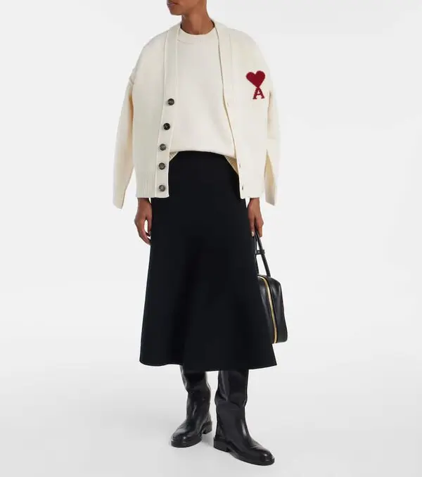 AMI Paris De Coeur Virgin Wool Sweater
