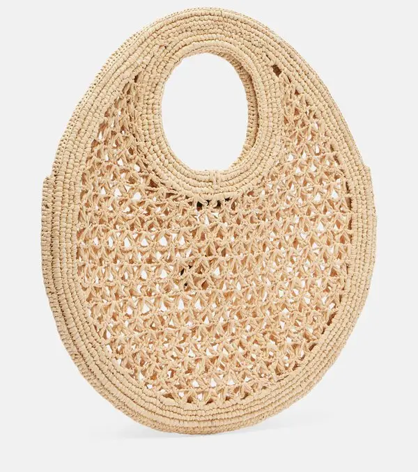 Jacquemus Small Raffia Basket Bag