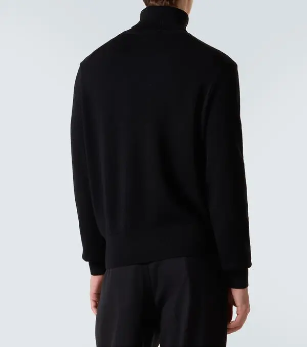 AMI Paris De Coeur Wool Turtleneck Sweater
