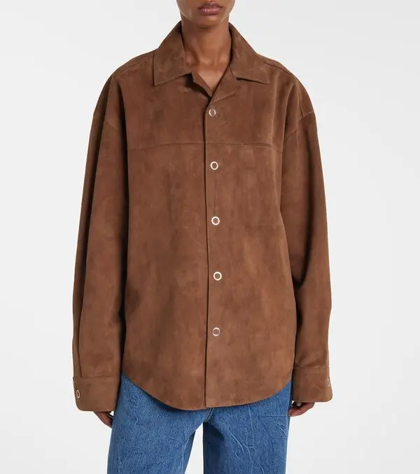 AMI Paris Suede Overshirt