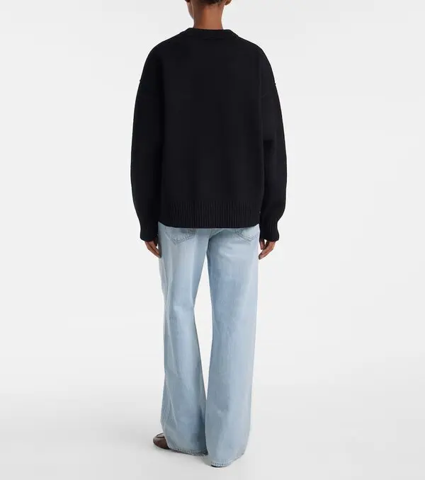 AMI Paris De Coeur Virgin Wool Sweater