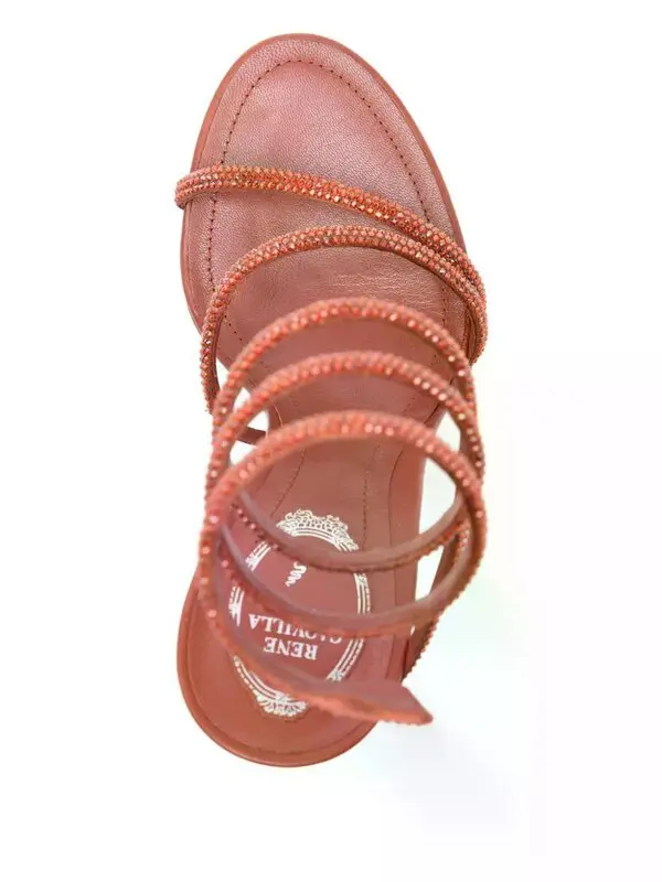 Rene Caovilla 130mm Margot Crystal-embellished Sandals