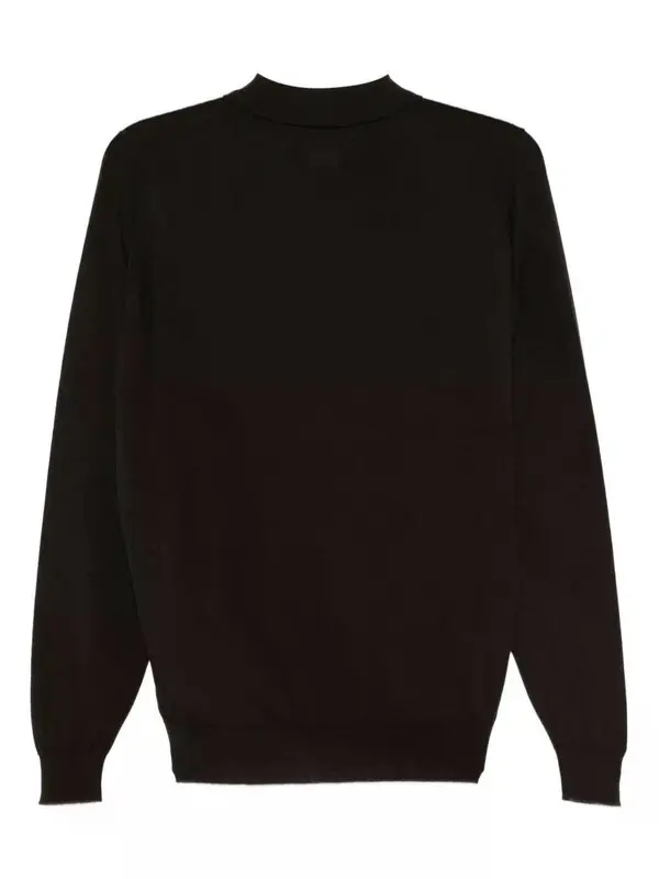 John Smedley Belper Polo Shirt - Brown