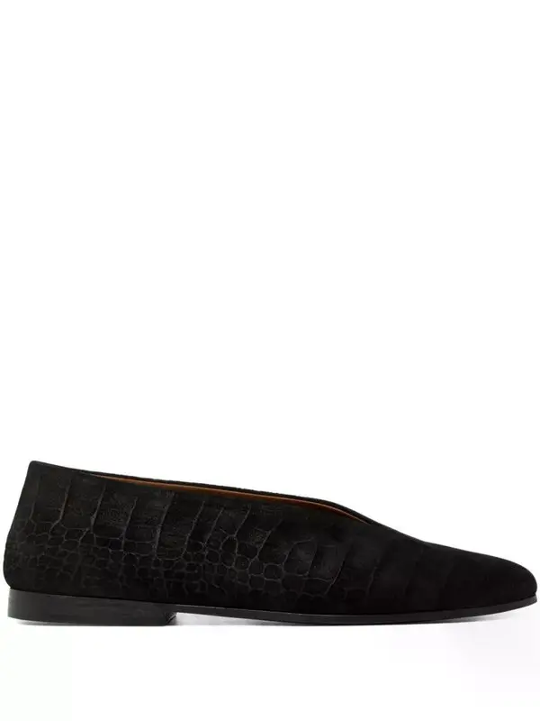 Marsèll Scivolo Crocodile-effect Ballet Flats