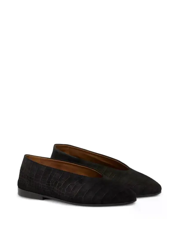 Marsèll Scivolo Crocodile-effect Ballet Flats