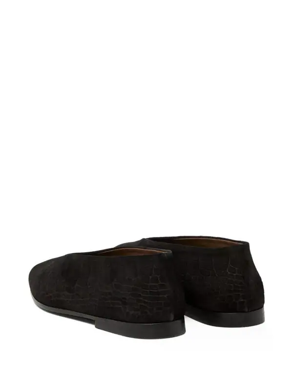 Marsèll Scivolo Crocodile-effect Ballet Flats