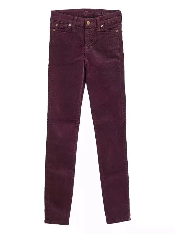 7 For All Mankind Corduroy Trousers - Red