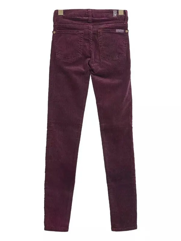 7 For All Mankind Corduroy Trousers - Red