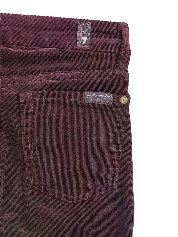 7 For All Mankind Corduroy Trousers - Red
