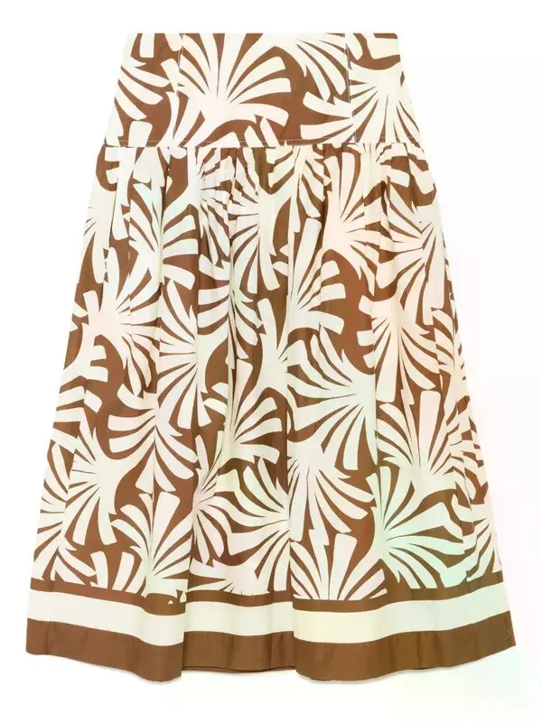 Cara Cara Diya Straight Skirt - Neutrals