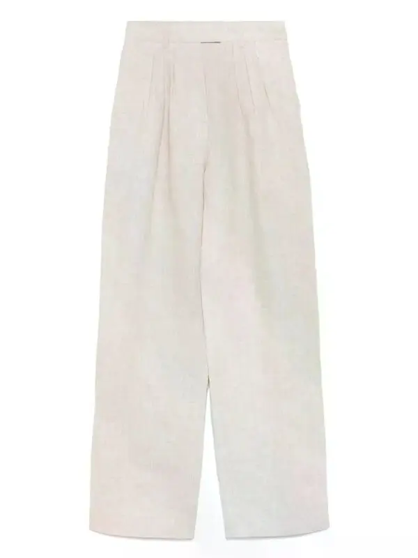 Posse Louis Straight-leg Trousers - Neutrals