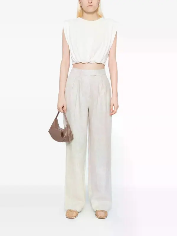 Posse Louis Straight-leg Trousers - Neutrals