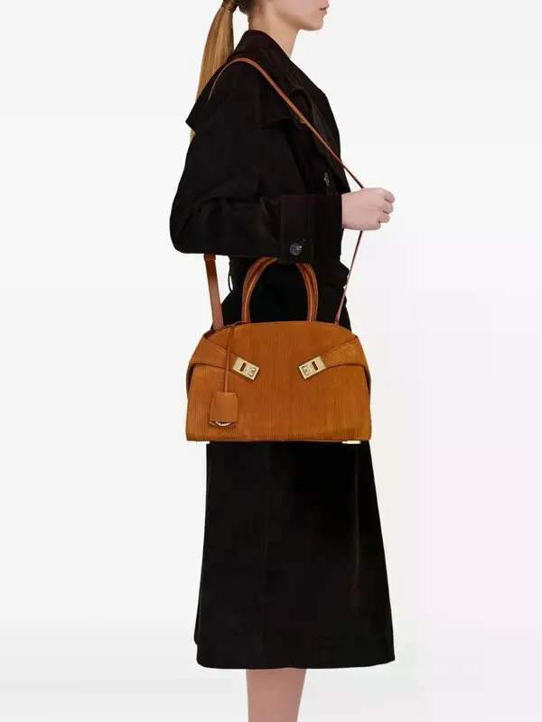FERRAGAMO Medium Tote Bag - Brown