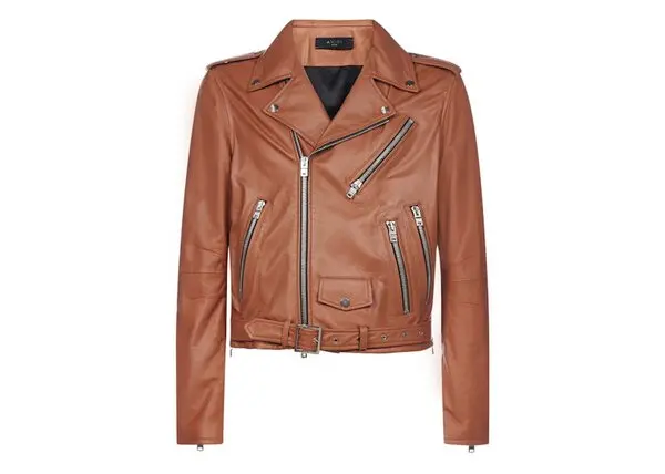 Amiri Leather Biker Jacket