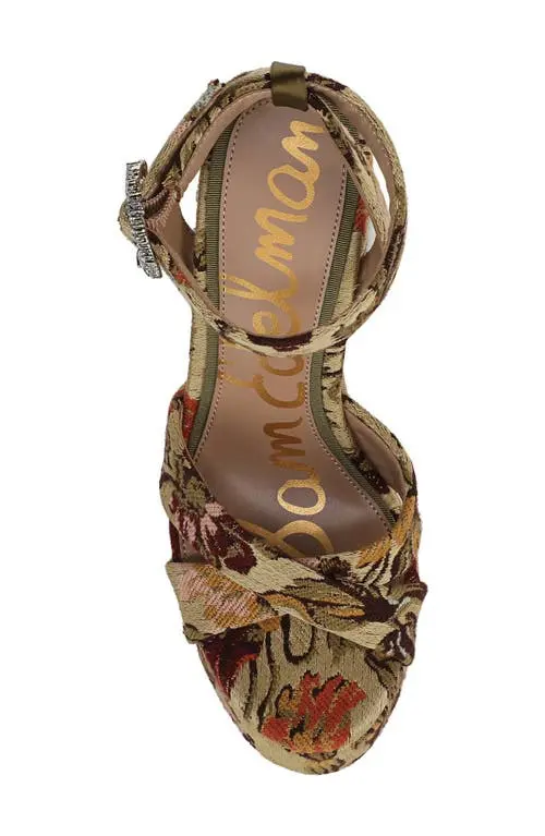 Sam Edelman Platform Sandal - Natural Multi