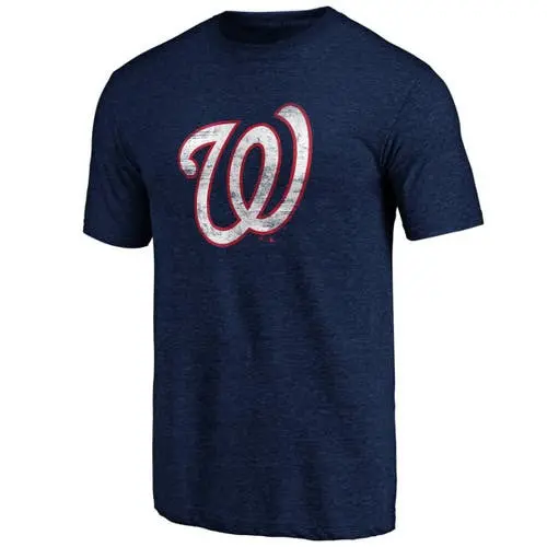 Profile Washington Nationals Big & Tall Distressed Logo T-shirt
