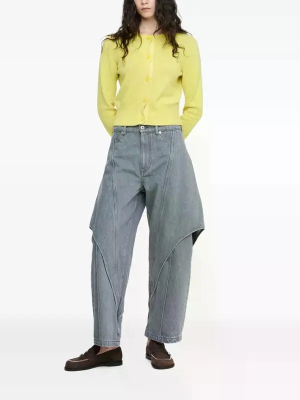 JW Anderson Panelled Straight Leg Trousers - Grey