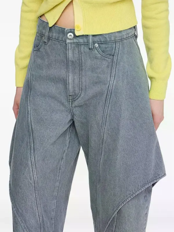 JW Anderson Panelled Straight Leg Trousers - Grey