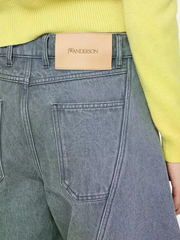 JW Anderson Panelled Straight Leg Trousers - Grey