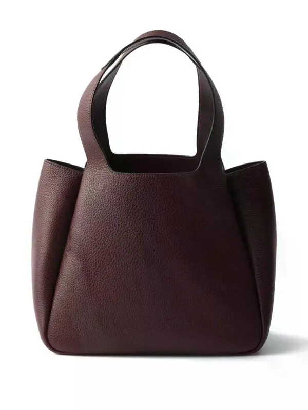 Prada Leather Tote Bag - Red