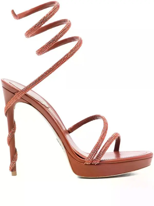 Rene Caovilla 130mm Margot Platform Sandals