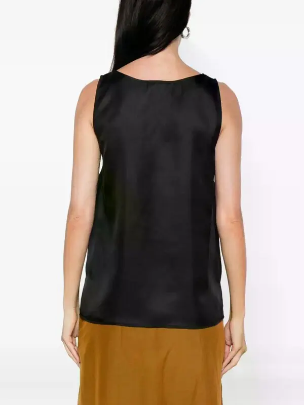 Loulou De Saison Gaby Scoop-neck Silk Top