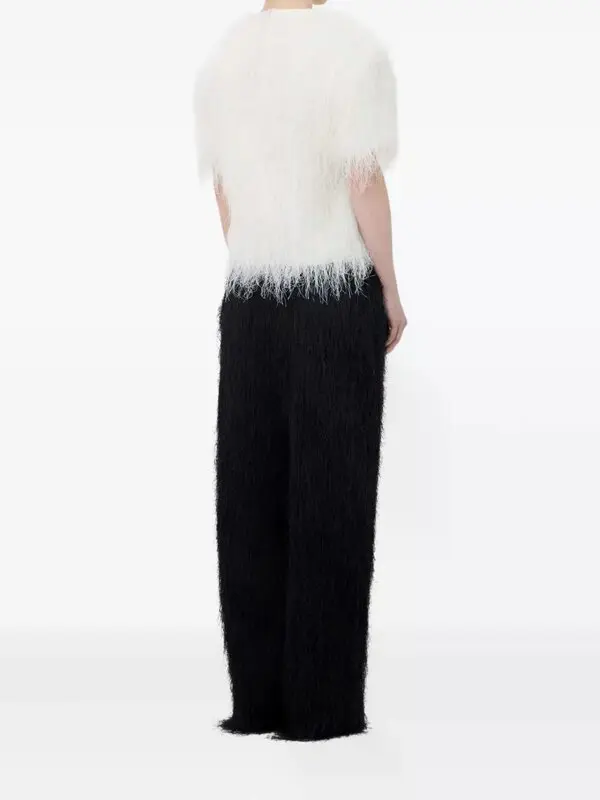 Loulou De Saison Fringed Straight Leg Trousers