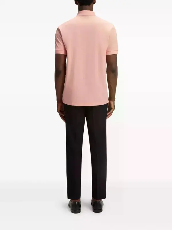 BOSS Logo-embroidered Cotton Polo Shirt