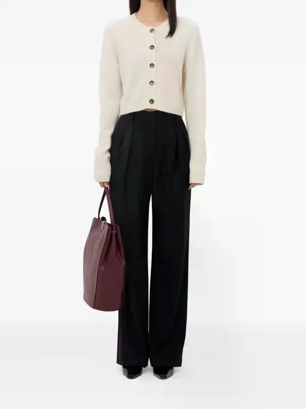 Loulou De Saison Ribbed Cashmere Cardigan