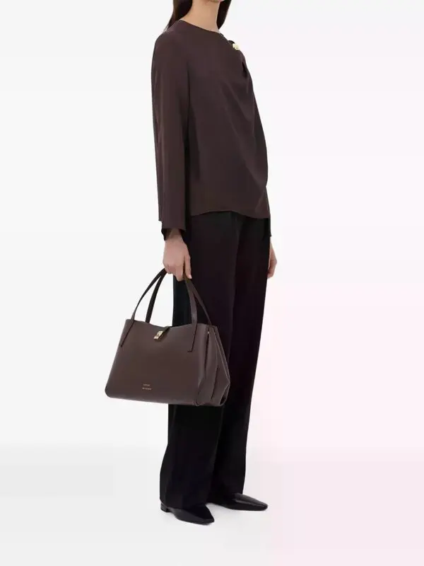 Loulou De Saison Azae Draped Top - Brown