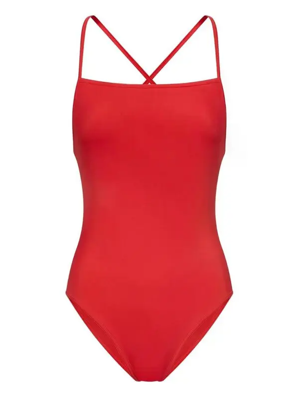 Loulou De Saison Itak Cross-back Swimsuit - Red