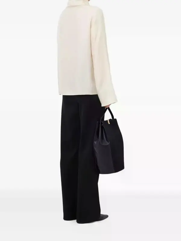 Loulou De Saison Cyna Drawstring-neck Top